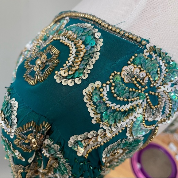 Landa | Dresses | 8s Drag Queentorch Singer Dynasty Beaded Gown Vintage ...